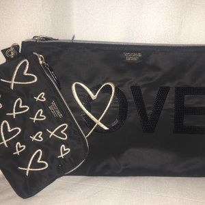 Victoria's Secret | Bags | New Victorias Secret Accessory Bag Duo ...